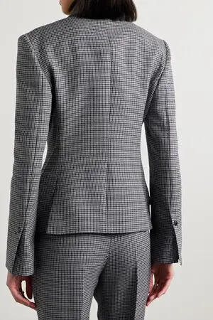 FERRAGAMO Houndstooth Wool Blazer