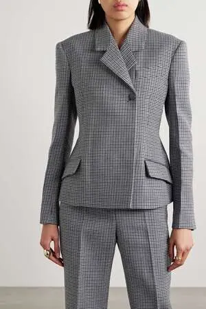 FERRAGAMO Houndstooth Wool Blazer