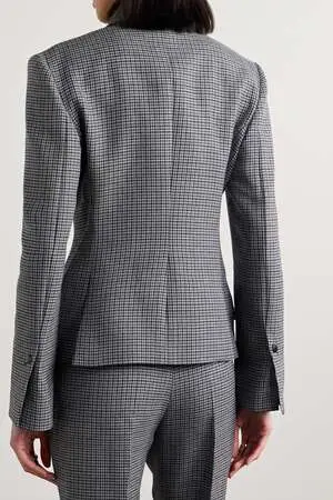 FERRAGAMO Houndstooth Wool Blazer