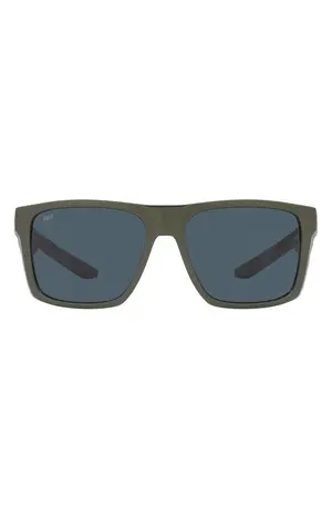 COSTA DEL MAR Costa Del Mar Pargo Square Sunglasses Gray