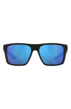COSTA DEL MAR Pargo Square Sunglasses - Matte Black