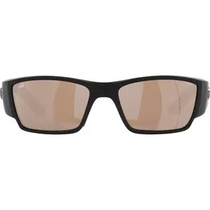 COSTA DEL MAR Costa Del Mar Corbina Pro Rectangular Sunglasses Silver Mirror