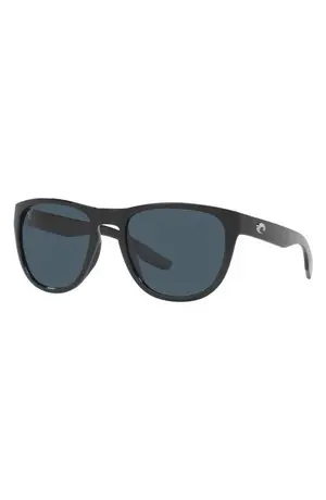 COSTA DEL MAR Irie Pilot Sunglasses - Black
