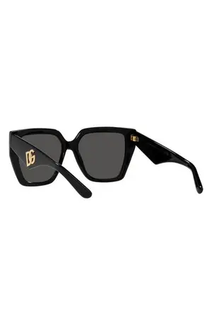 Dolce & Gabbana 55mm Square Sunglasses - Black