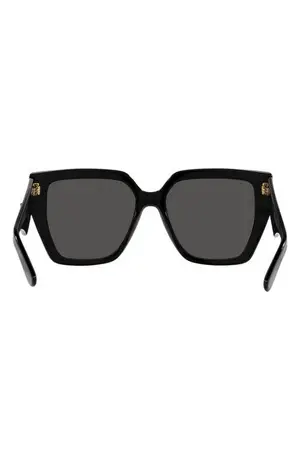 Dolce & Gabbana 55mm Square Sunglasses - Black