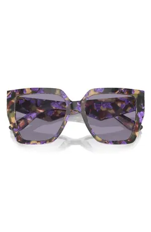 Dolce & Gabbana Dolce&Gabbana 55mm Square Sunglasses Purple