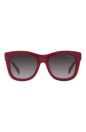 Michael Kors Empire 52mm Square Sunglasses - Red