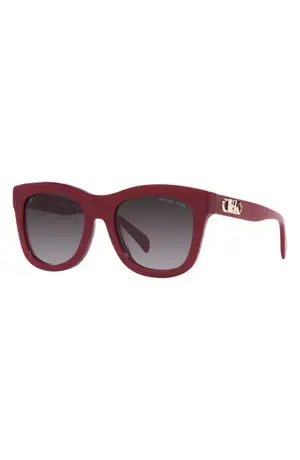Michael Kors Empire 52mm Square Sunglasses - Red