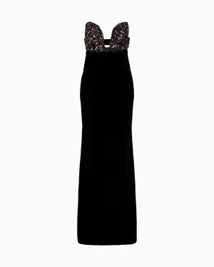 Giorgio Armani Plunge Evening Dresses