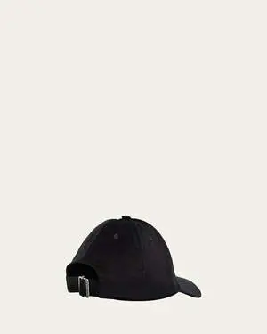 Saint Laurent 6-panel Corduroy Logo Baseball Cap