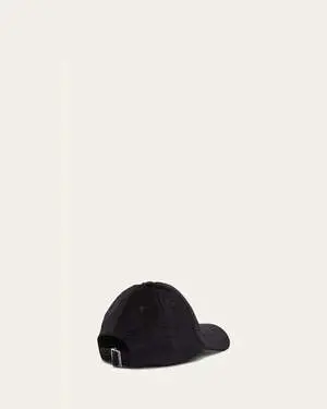 Saint Laurent 6-panel Corduroy Logo Baseball Cap