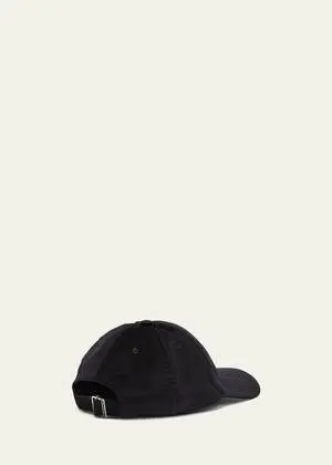 Saint Laurent 6-panel Corduroy Logo Baseball Cap