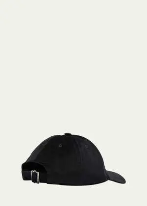 Saint Laurent 6-panel Corduroy Logo Baseball Cap