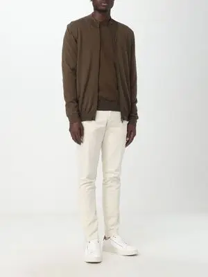 BOSS Zip-up Sweater With Logo