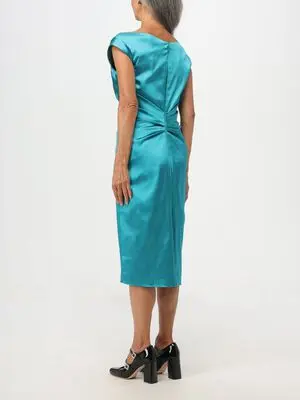 Talbot Runhof Draped Dress
