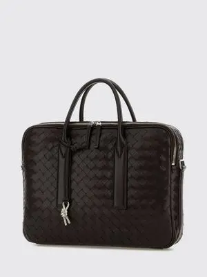 Bottega Veneta Getaway Briefcase - Silver