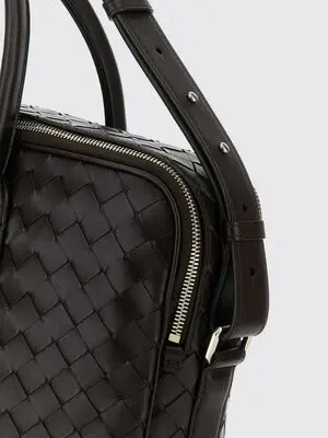 Bottega Veneta Getaway Briefcase - Silver