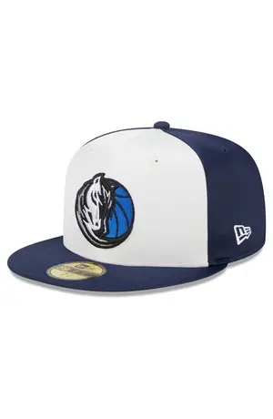 New Era Dallas Mavericks Throwback Satin 59fifty Fitted Hat