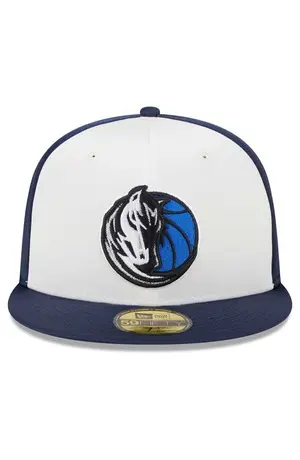 New Era Dallas Mavericks Throwback Satin 59fifty Fitted Hat