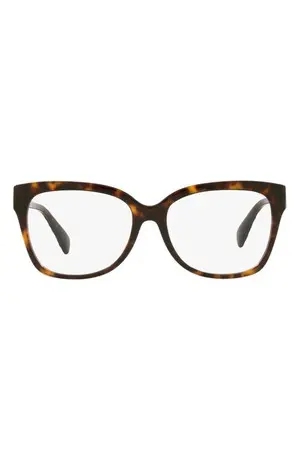 Michael Kors Palawan Square Eyeglasses - Dk Tort