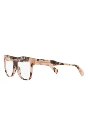 Michael Kors Palawan Square Eyeglasses - Pink Tortoise