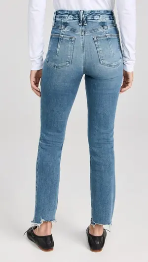 Good American Good Legs Straight Jeans - Indigo514