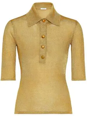 FERRAGAMO Tone Cotton Blend Top