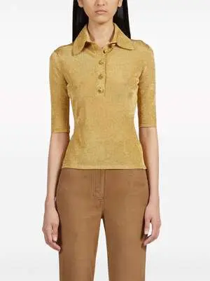 FERRAGAMO Tone Cotton Blend Top