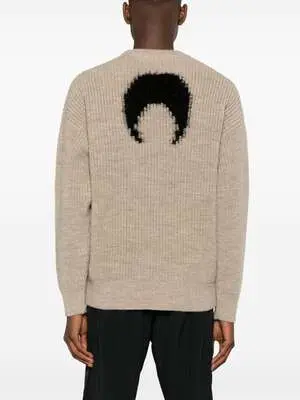 MARINE SERRE Ribbed-knit Jumper