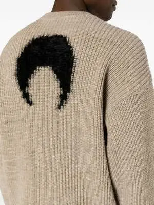 MARINE SERRE Ribbed-knit Jumper