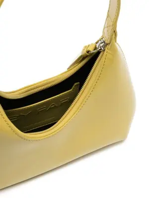 By Far Baby Amber Patent Leather Shoulder Bag - Green
