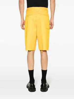LANVIN Distressed Cotton Shorts