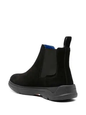 Tommy Hilfiger Logo-plaque Leather Boots