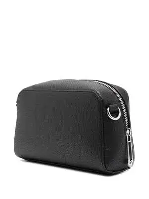 Tommy Hilfiger Grained-texture Crossbody Bag With Logo Plaque