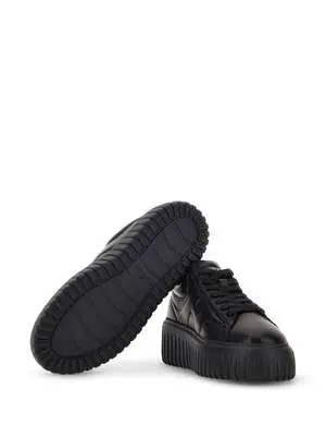 Hogan H-stripes Low-top Platform Sneakers - Black