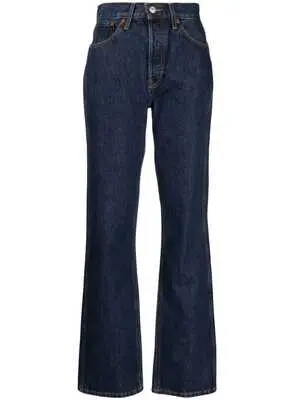 Re/done Straight Hem Jeans For Women