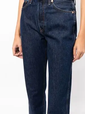 RE/DONE High-rise Loose Jeans - Blue