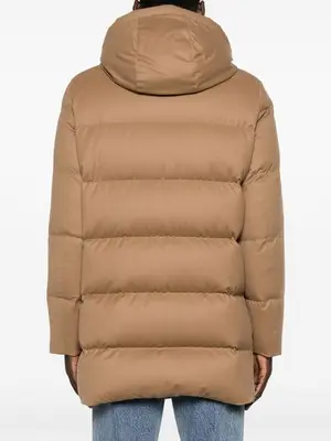 Woolrich Button-fastening Hooded Padded Coat