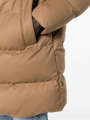 Woolrich Button-fastening Hooded Padded Coat