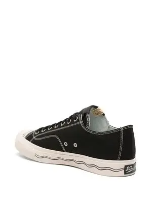 Visvim Seeger Lo Leather Sneakers - Black