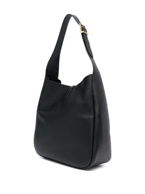 Saint Laurent Large Le 5 À 7 Leather Shoulder Bag - Black
