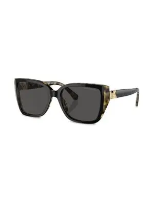 Michael Kors Acadia Square-frame Sunglasses - Black