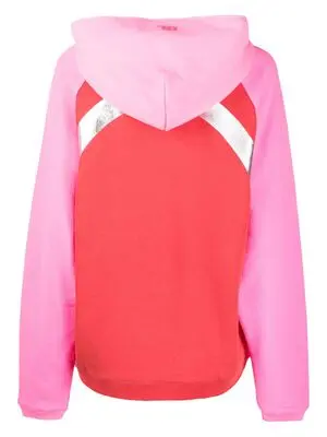 ERL Colour-blocked Cotton Hoodie - Pink