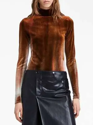 Proenza Schouler Ice Dyed Velvet Top