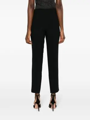Federica Tosi Satin-trimmed Ankle-length Trousers