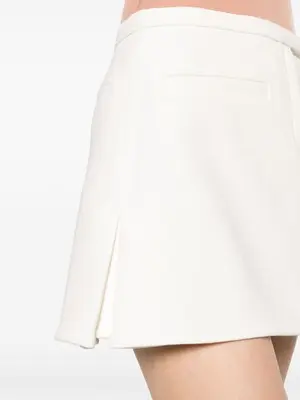 COURREGES Crepe Trapeze Miniskirt