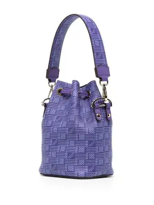 Moreau Monogram-print Bucket Bag - Purple