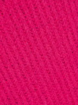 MSGM Waffle-knit Fringed Scarf