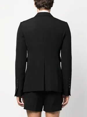 SAPIO Double-breasted Wool-cotton Blazer