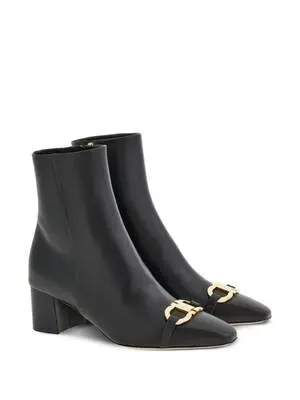 FERRAGAMO 60mm Gancini Buckle Ankle Boots